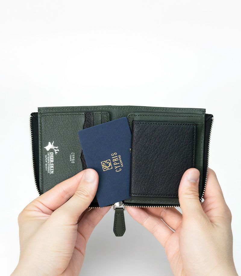 Bi-fold wallet | Leather goods and leather wallets CYPRIS official ...